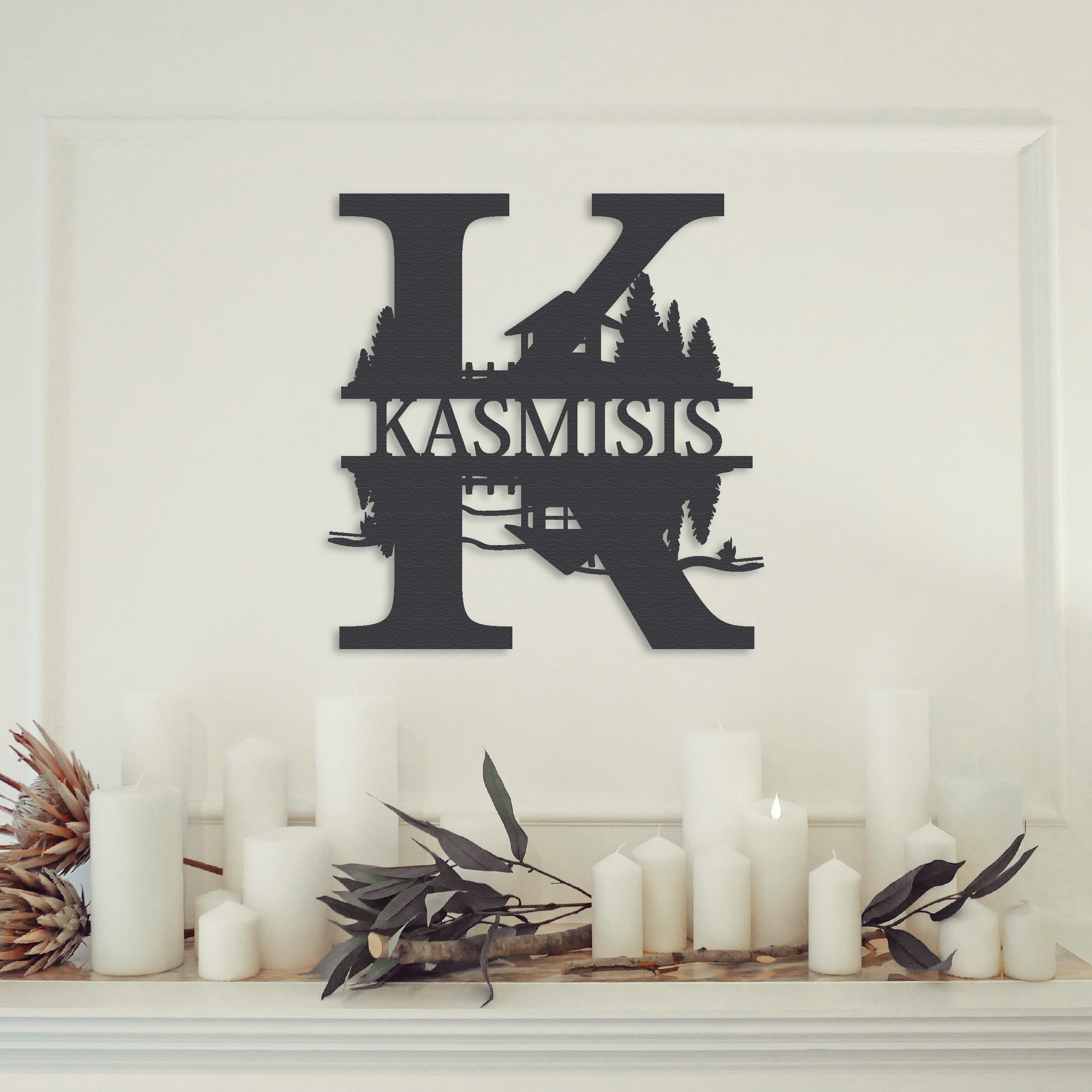 Cottage Letter Monogram – Feddes Fabrications