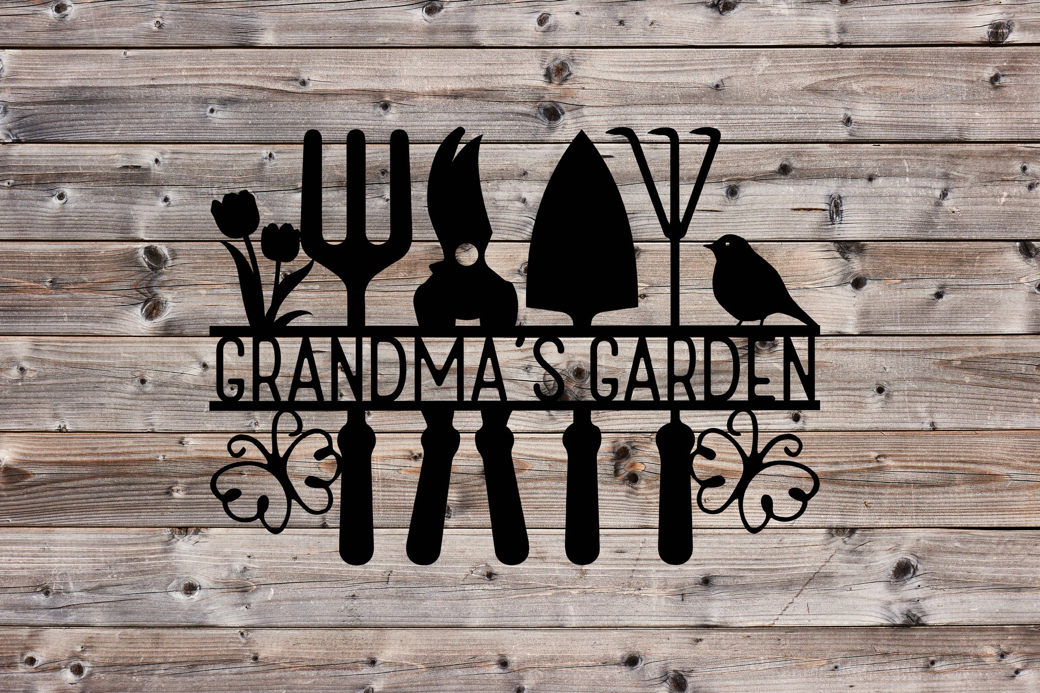 Personalized Garden Tool Sign – Feddes Fabrications